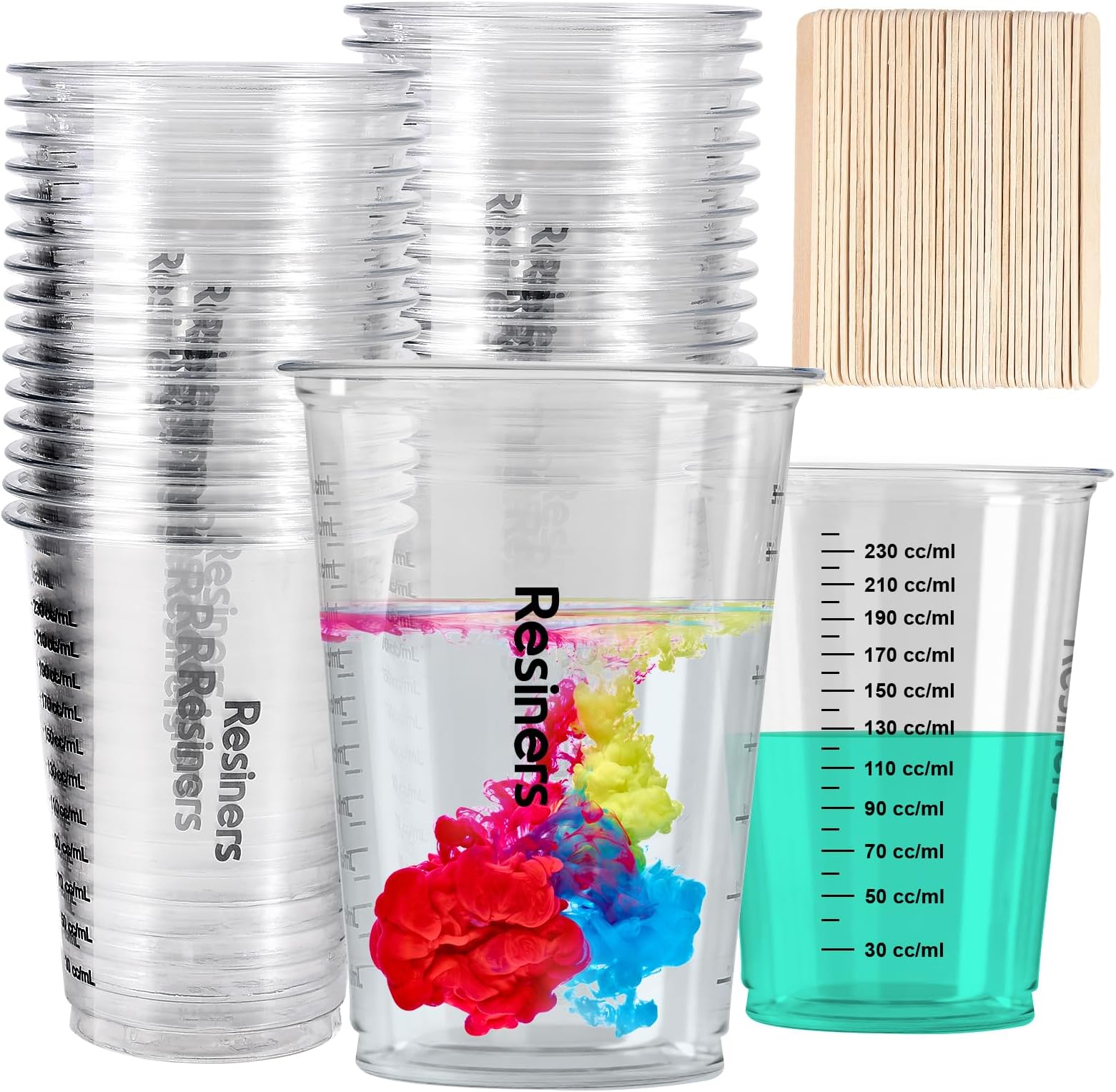 Amazon.com: TCP Global 20 Ounce (600ml) Disposable Flexible Clear ...