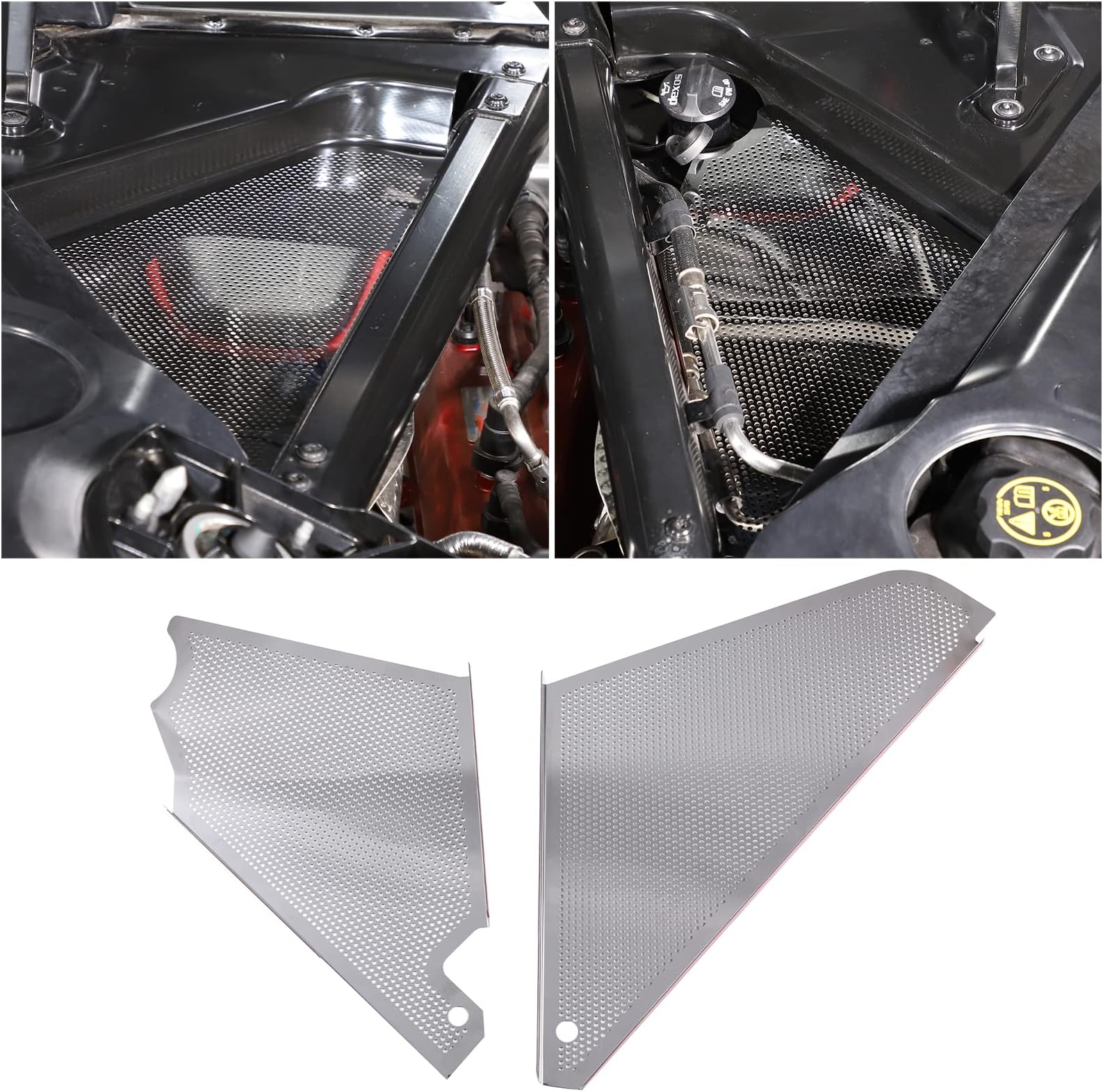 Amazon.com: Daeiclru Engine Bay Panel Cover Trim Compatible with ...