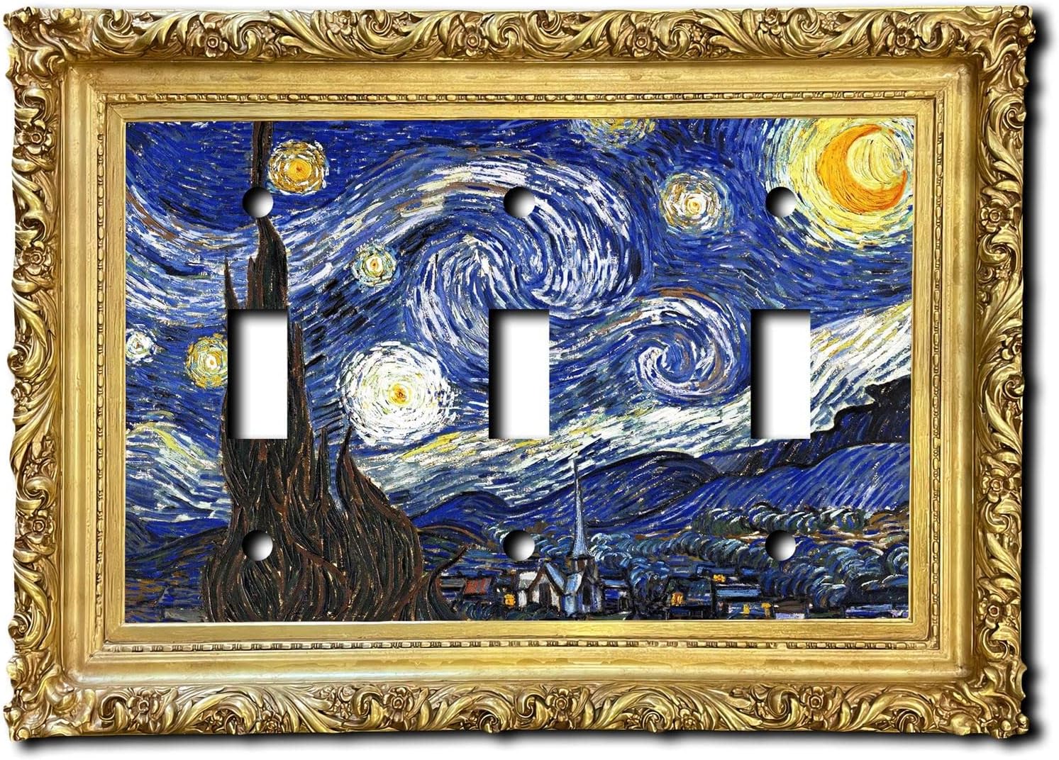 Amazon.com: Off The Wall Plates - Starry Night Painting Decorative ...
