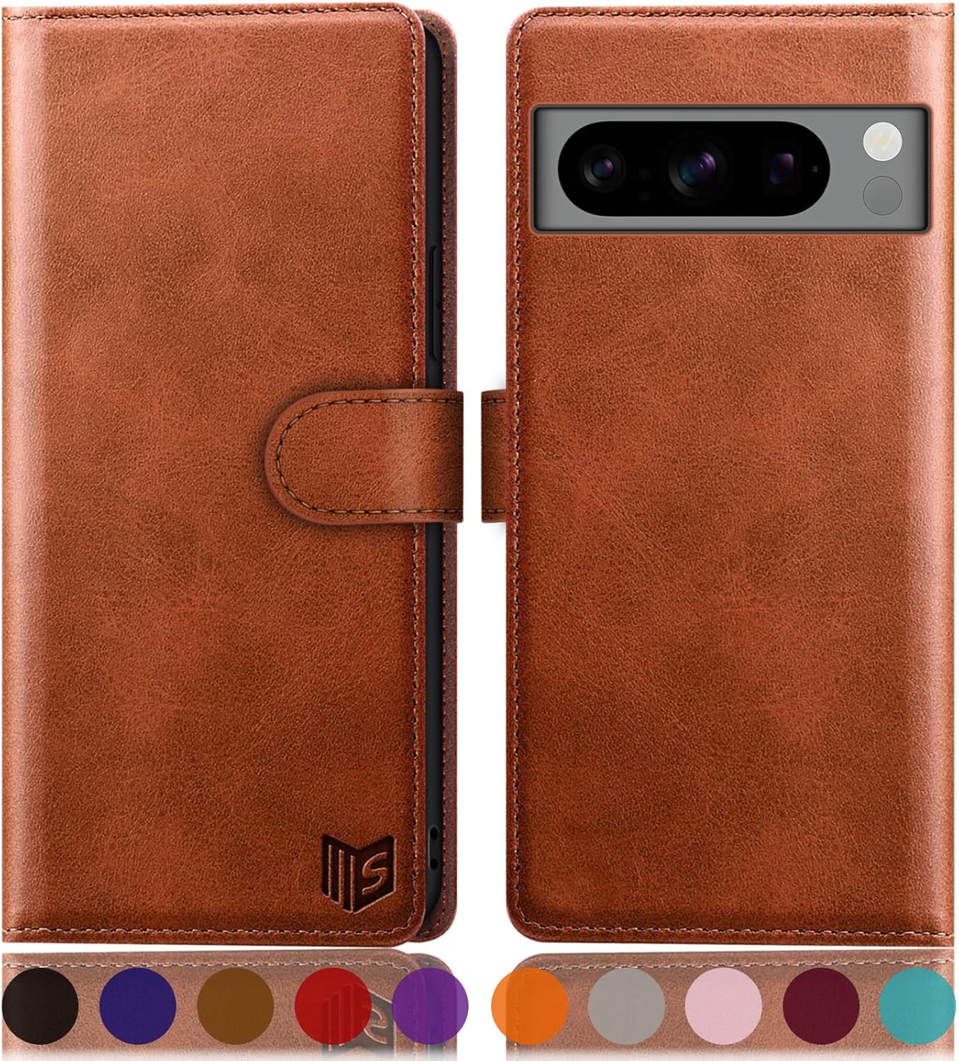 Amazon.com: SUANPOT for Google Pixel 8 Pro 5G Wallet case with RFID ...