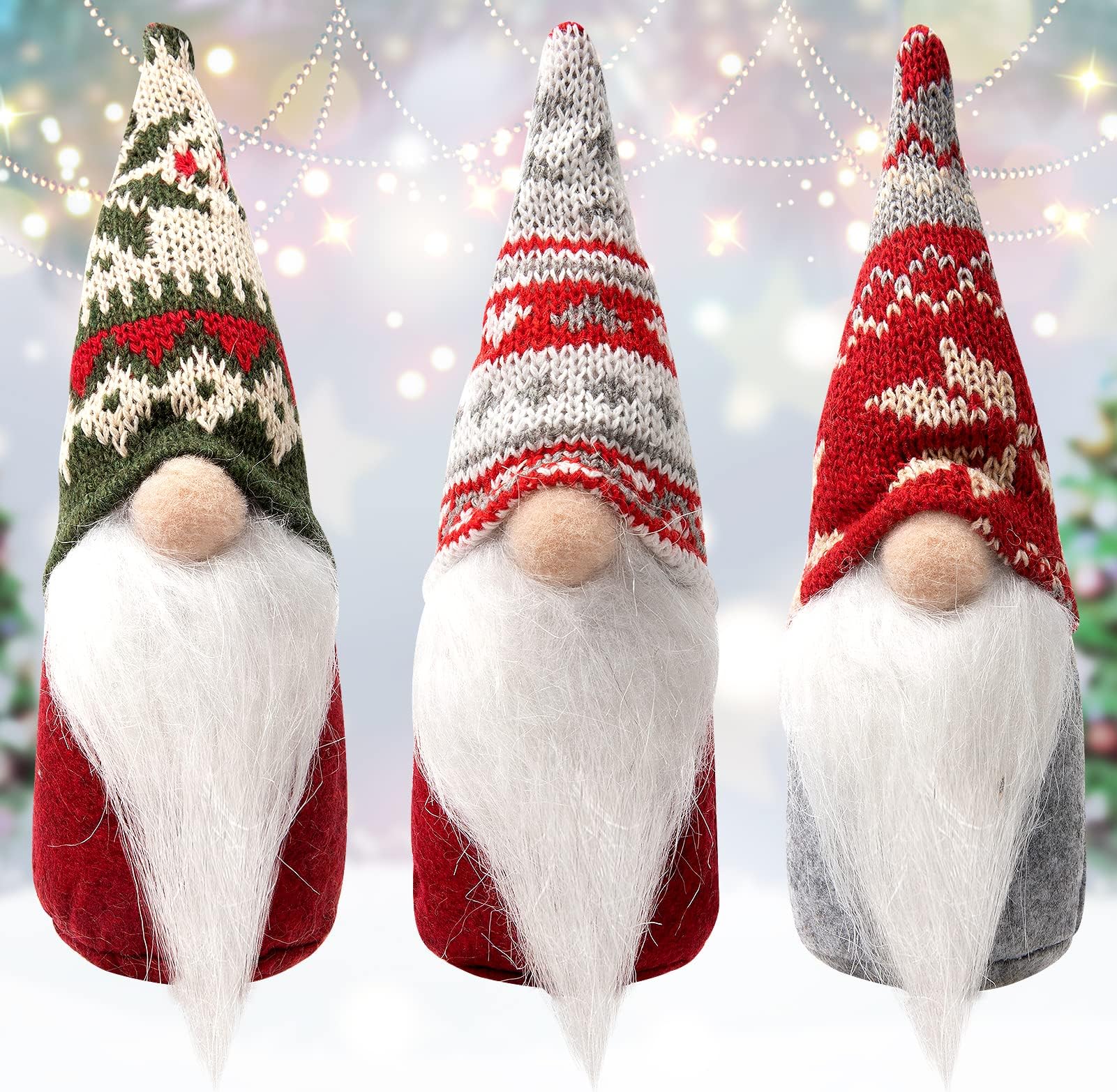 Amazon.com: Bunny Chorus Christmas Gnomes Plush Decorations,2 Pcs ...