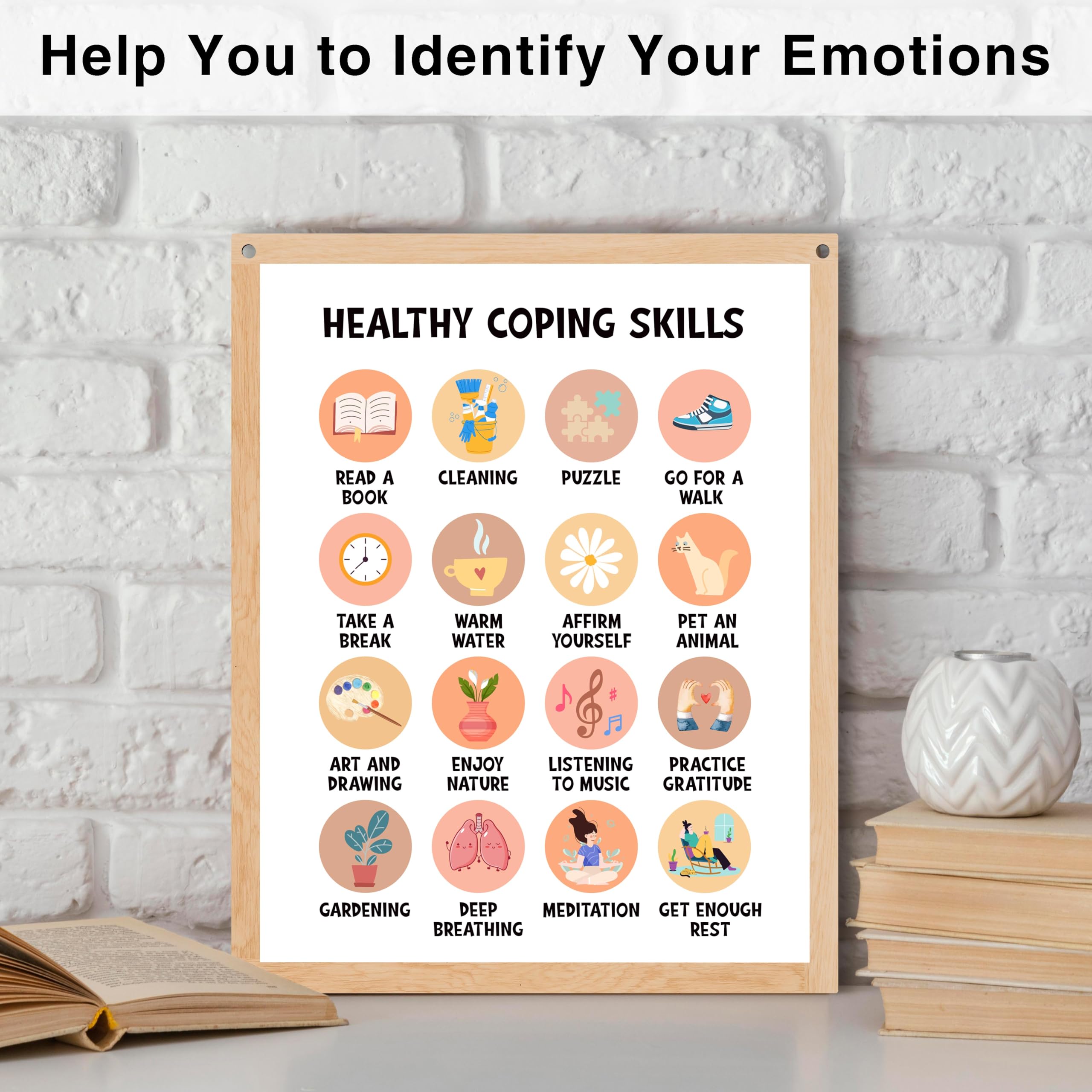 Snapklik.com : Therapy Decor, Mental Health Wood Wall Art, Healthy ...