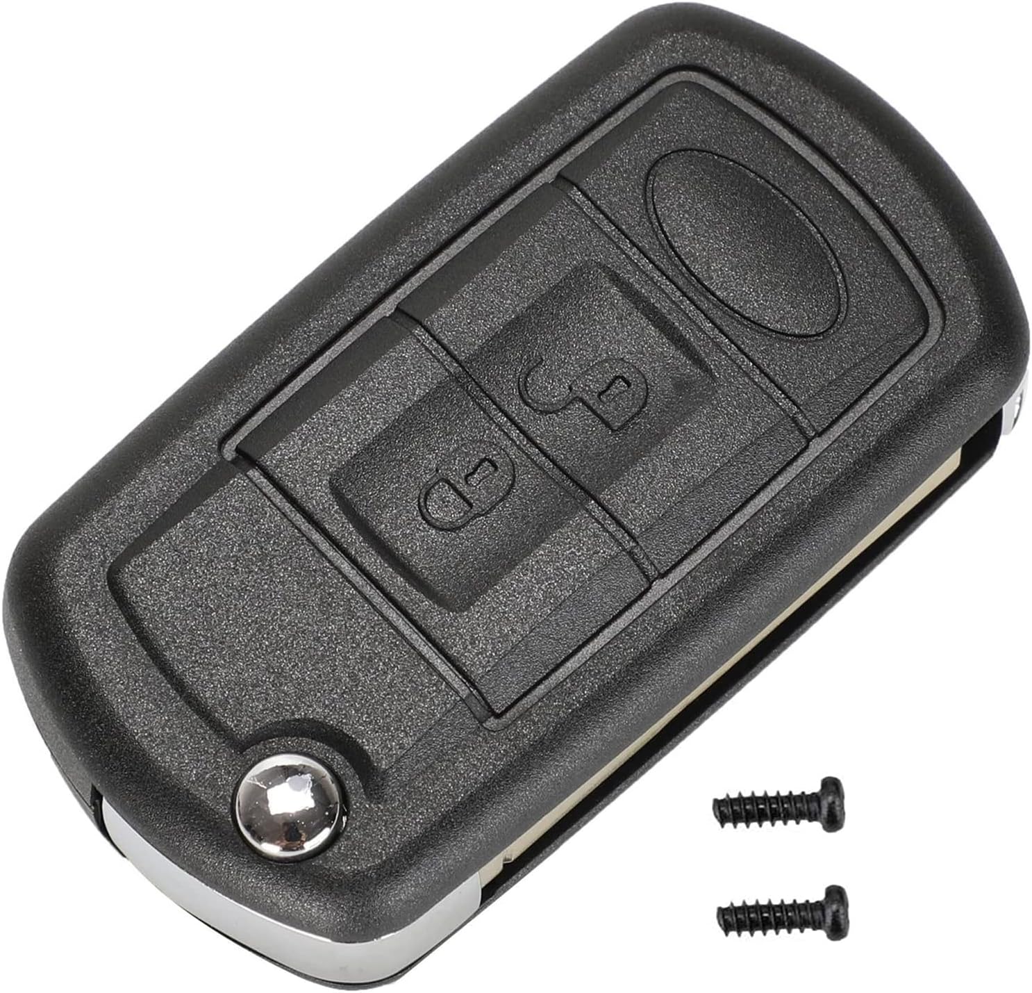 3 Buttons Flip Car Key Fob Case For Land Rover Discovery 3 Range Rover ...