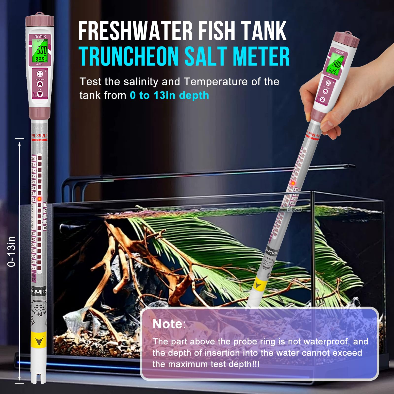 Snapklik.com : Hot Tub Salt Meter, Truncheon Pool Salinity Tester ...