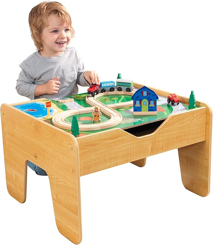KidKraft Activity Table W/lego Boards 17576 Furniture : Amazon.co.uk ...