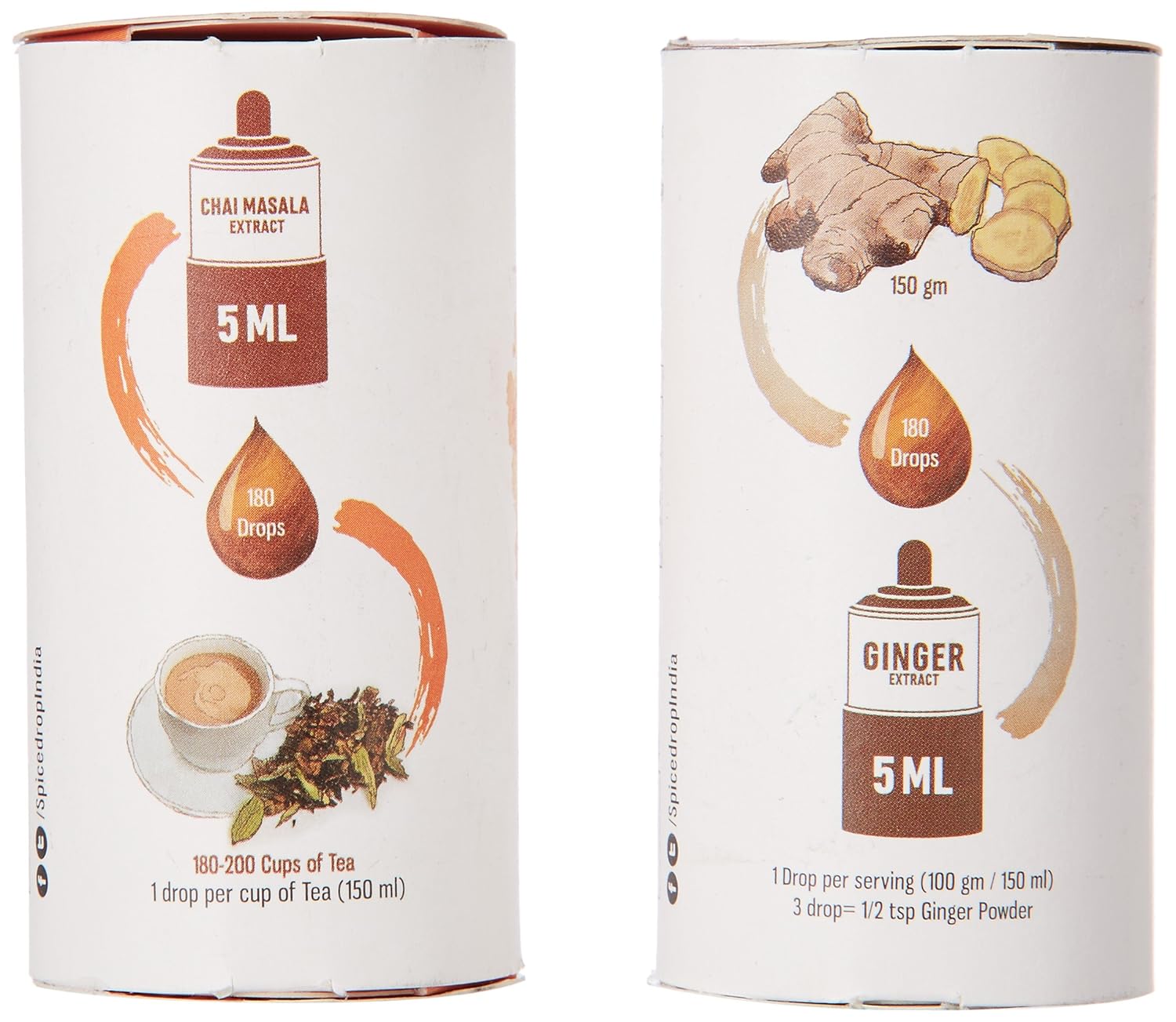 Spice Drop Chai Masala – Combo de té picante Extracto natural de ...