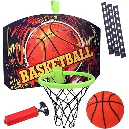 Toyshine Fun Interactive Play Basketball Game Playset with Adjustable ...