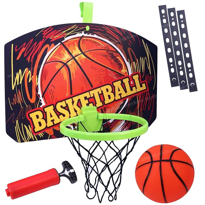 Toyshine Fun Interactive Play Basketball Game Playset with Adjustable ...