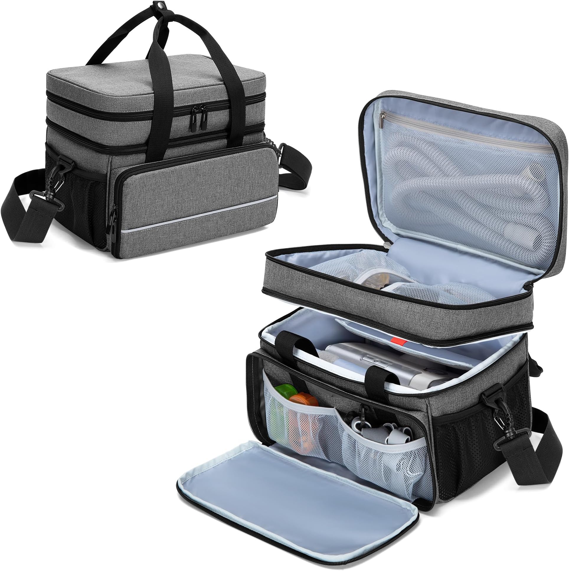 Amazon.com: CURMIO CPAP Travel Bag Storage Case Compatible with ResMed ...