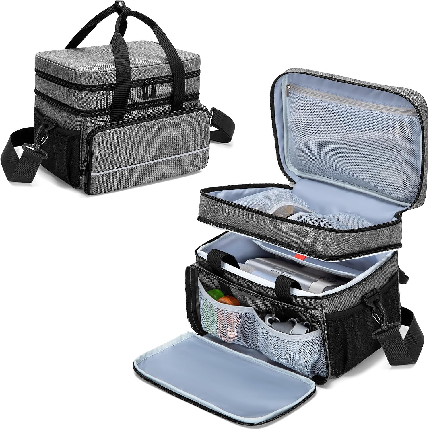 Amazon.com: CURMIO CPAP Travel Bag Storage Case Compatible with ResMed ...
