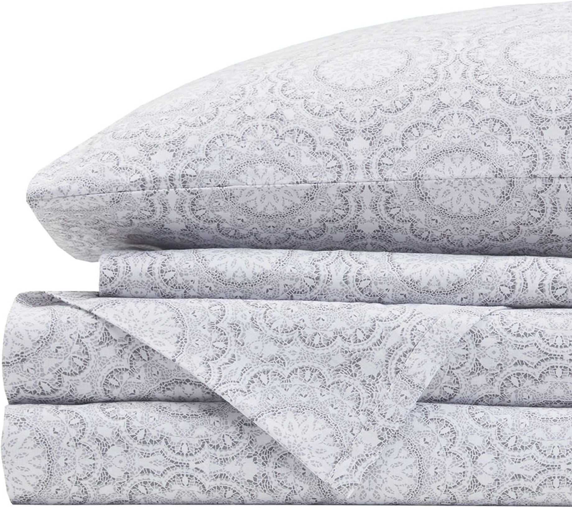 Amazon.com: LANE LINEN Queen Sheets Cotton, 4 Pc Bed Sheets Queen Size ...