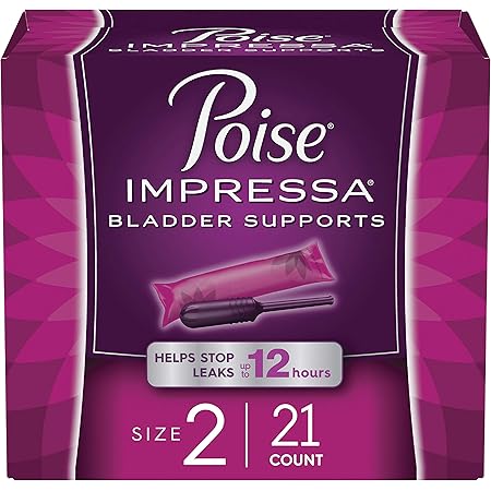 Amazon.com: Poise Impressa Incontinence Bladder Supports for Bladder ...