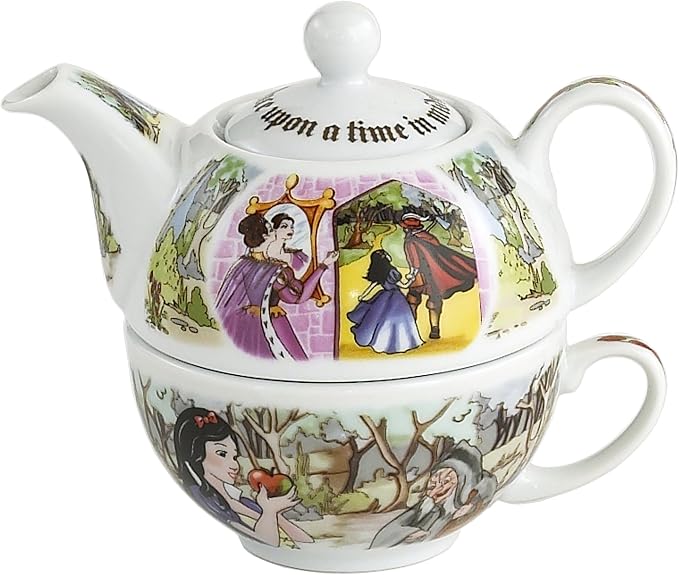 Amazon.com | Cardew Design Snow White Tea Set for One with 16-Ounce Pot ...