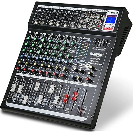 Audio Mixer Channel, Sounds Mixer for Streaming. Professional DJ Board ...