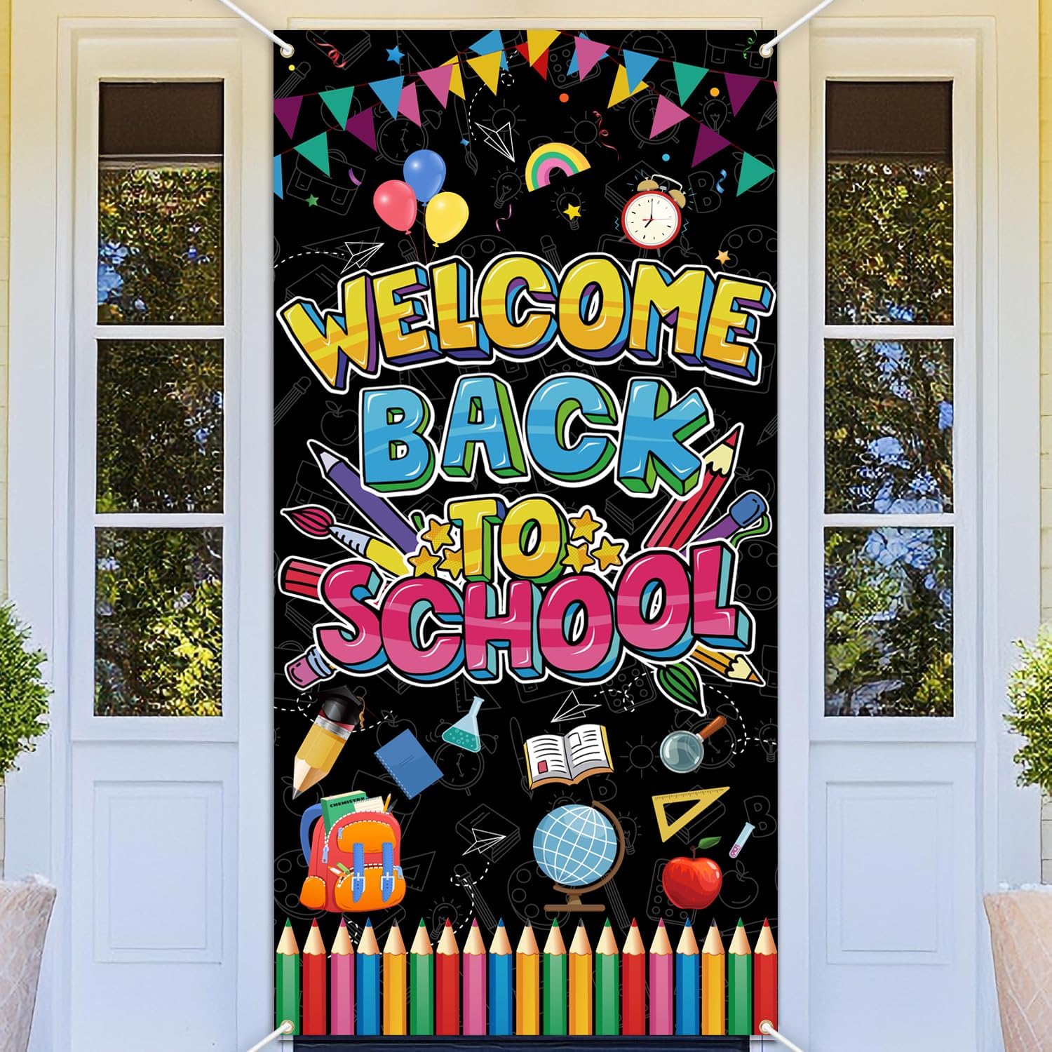 Amazon.com: Welcome Back to School Door Banner, Back to School ...