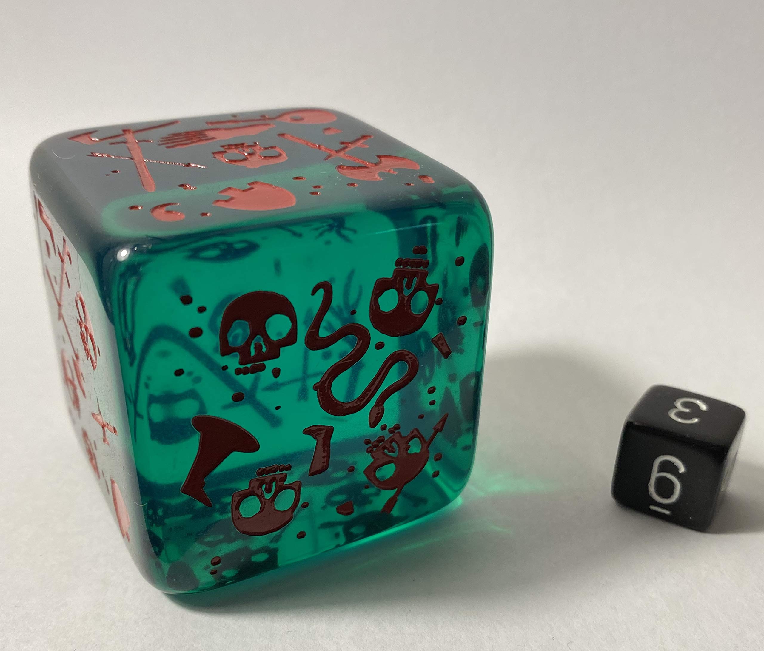 Buy Massive Gelatinous Cube by Severed Books - 51mm Mini and Die - Six ...