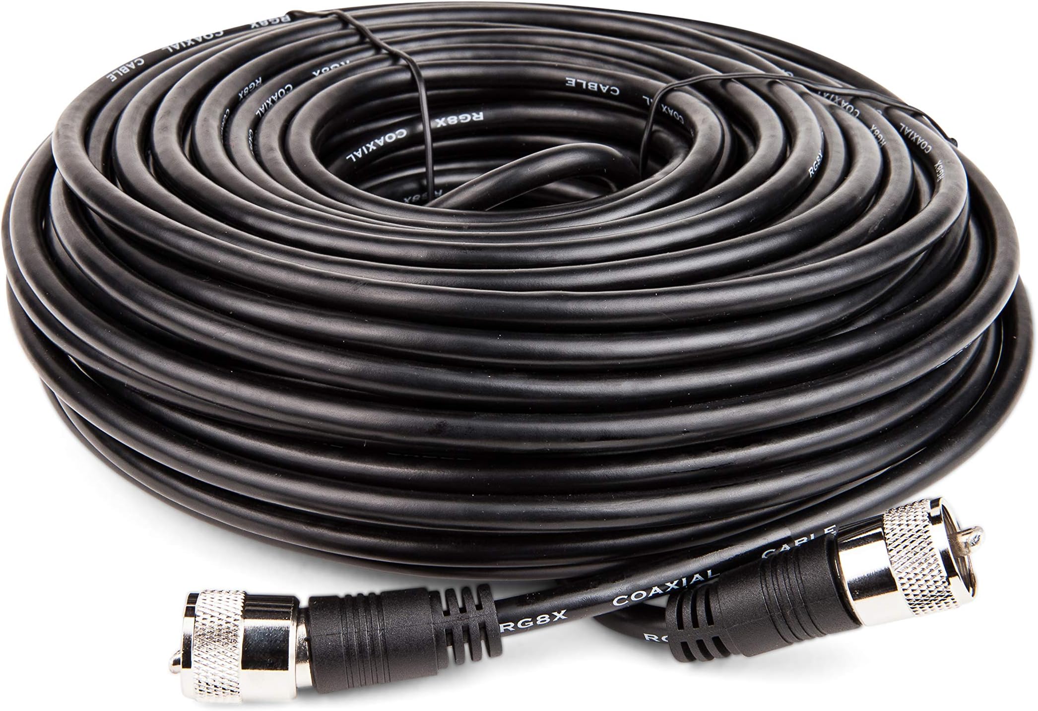 Amazon.com: 100 ft RG8X Coax Cable for CB/Ham Radio w/ PL259 Connectors ...