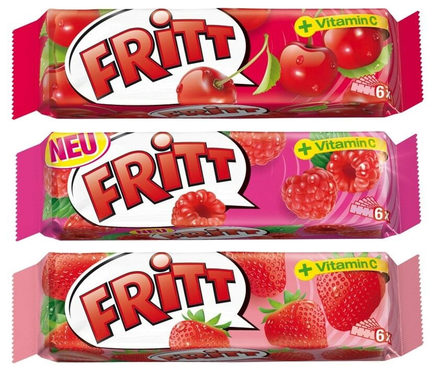 Amazon.com: German Fruit Chewy Candy Fritt From Germany Pack of 3 ...
