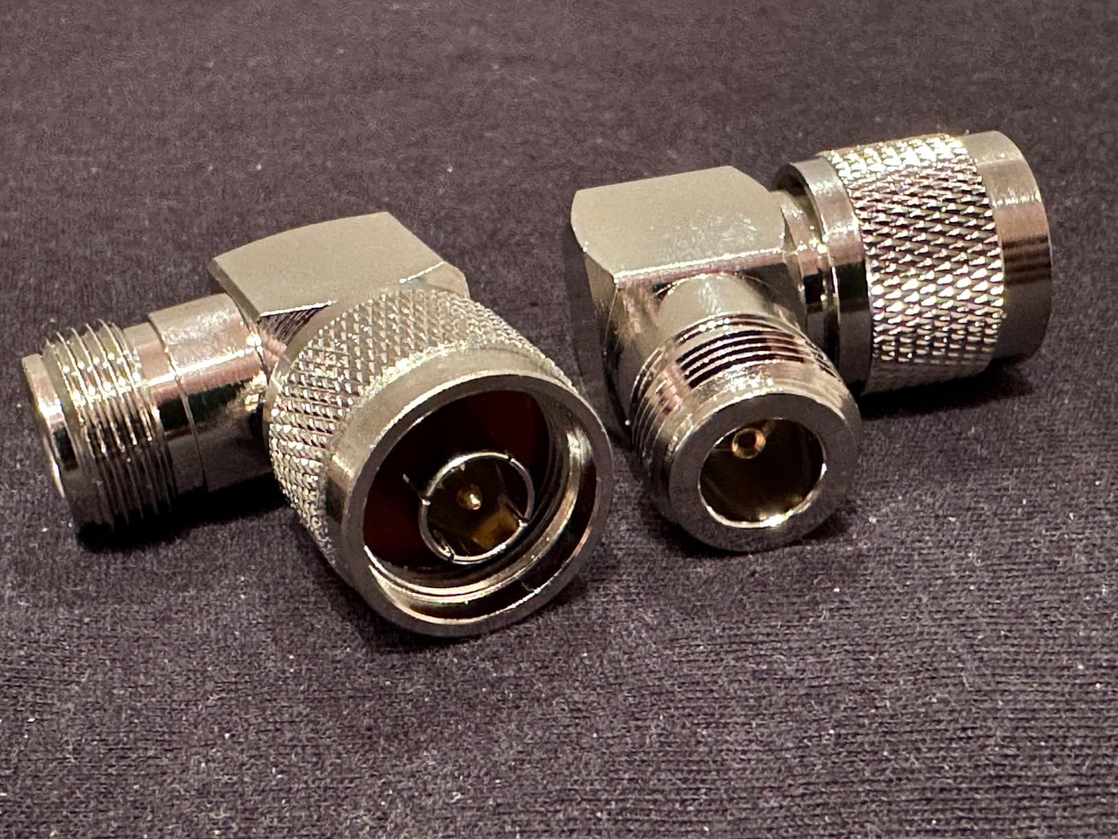 TUOLNK N Type Right Angle Adapter N Male to N Female 90 Degree L Shape ...