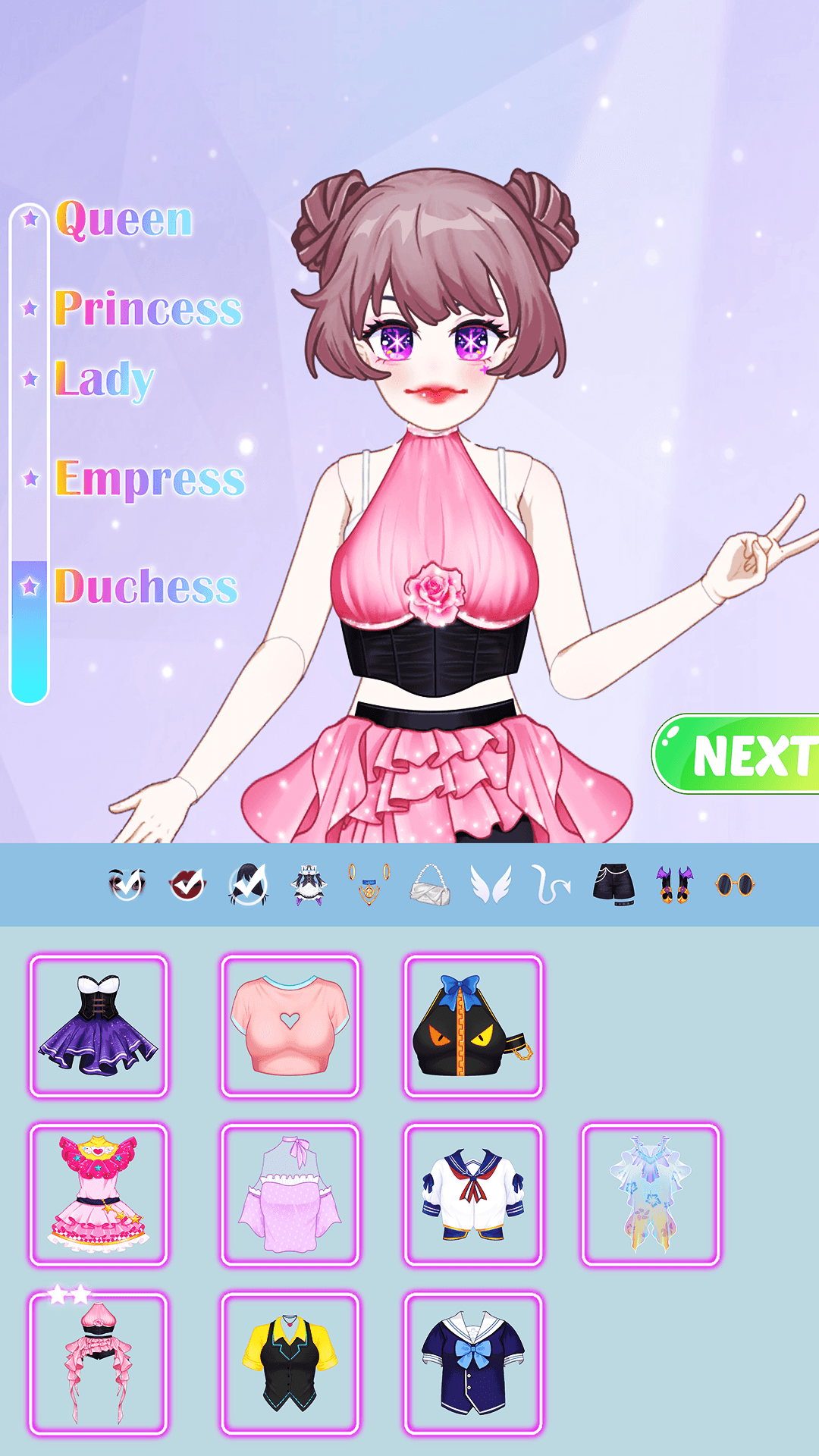 Fashion Doll Magic Dress Up Challenge: Anime Princess Makeup Stylist ...