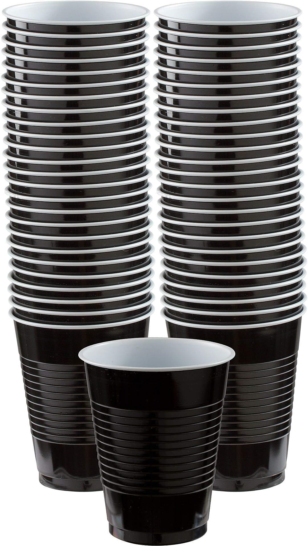Amazon.com: Amscan Big Party Pack Plastic Cups, 50 Count (Pack of 1 ...