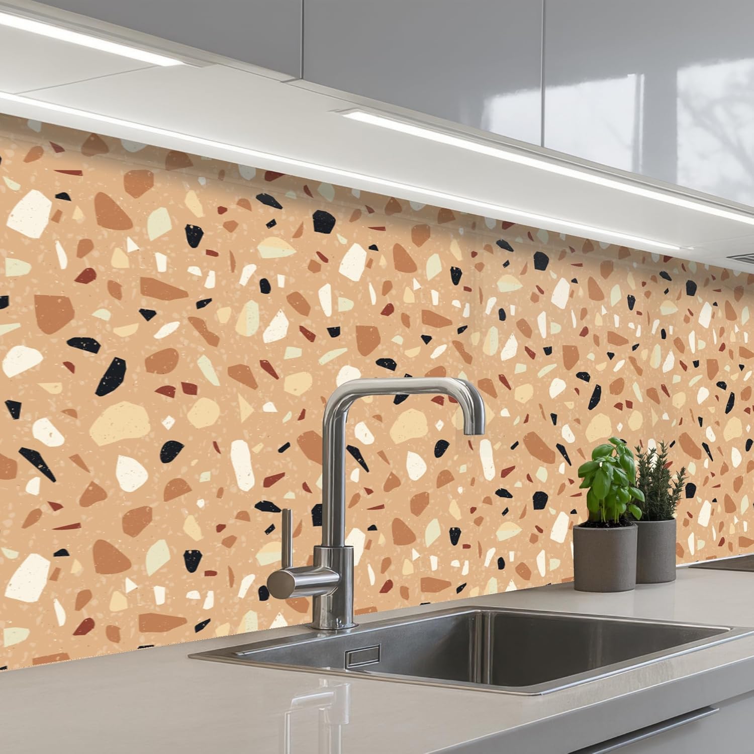 KitchenYeah© Splashback for kitchen 24"x79" / 60x200 cm self adhesive ...
