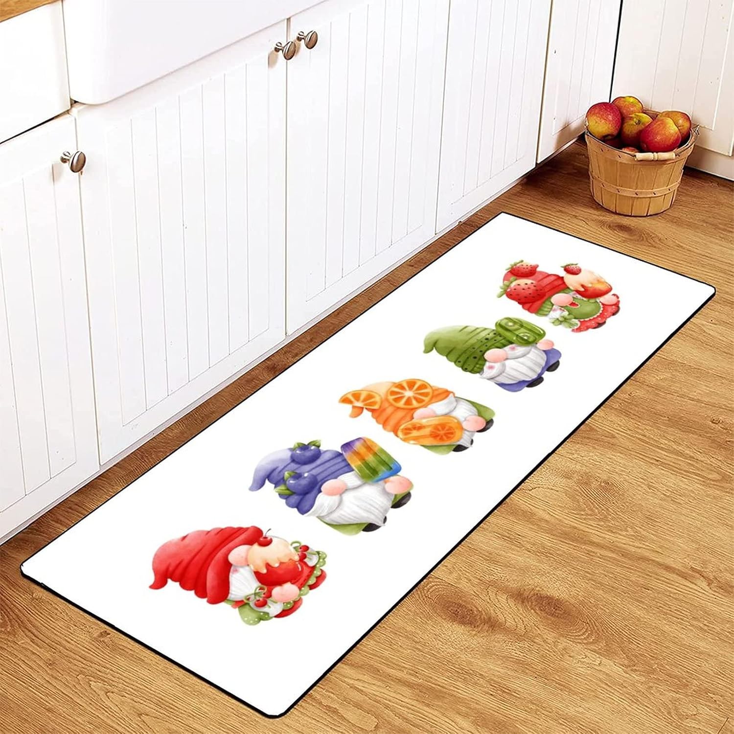 Amazon.com: Kitchen Rugs Cute Gnome with Popsicle Non-Slip Soft Kitchen ...