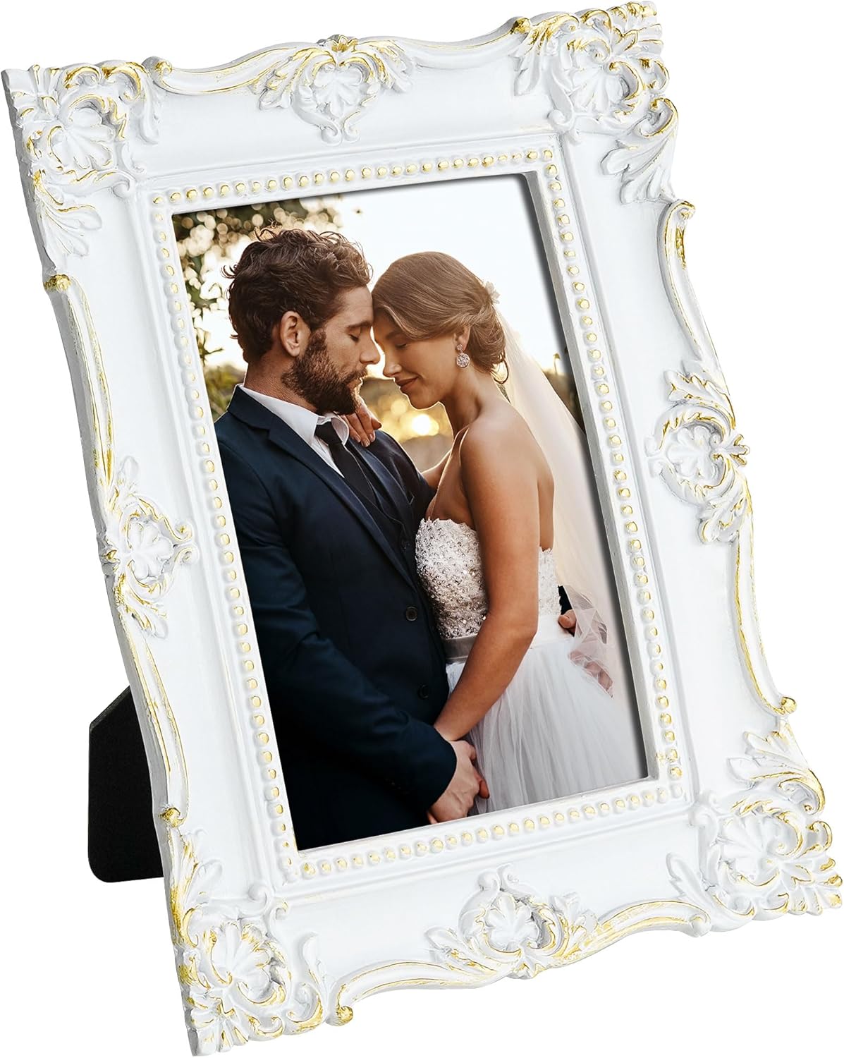 Hiwhy Embossed Picture Frame 20X25 cm Photo Frame with Stand Tabletop ...