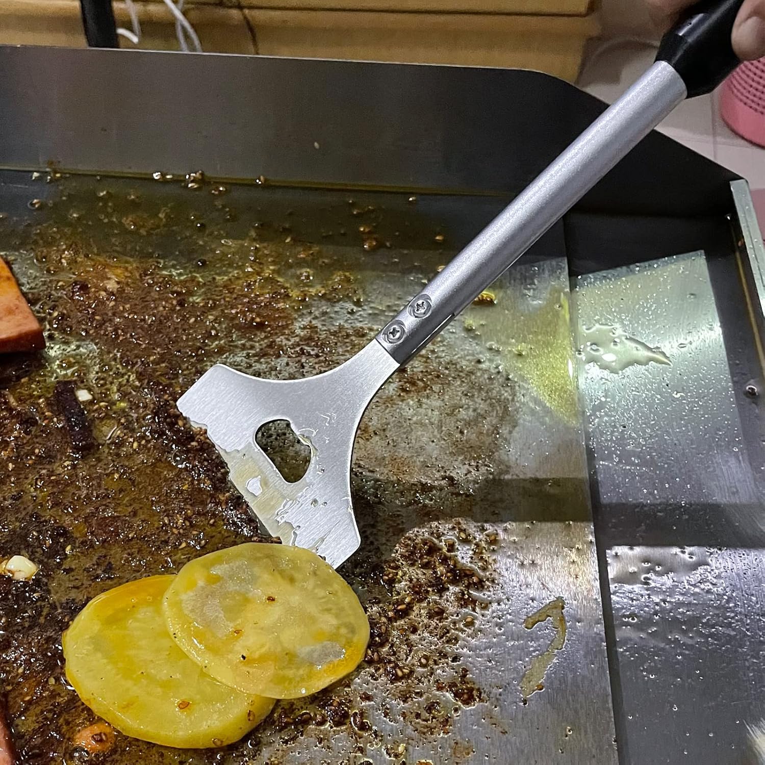 Raspador de plancha de longitud adicional, raspador de limpieza de ...