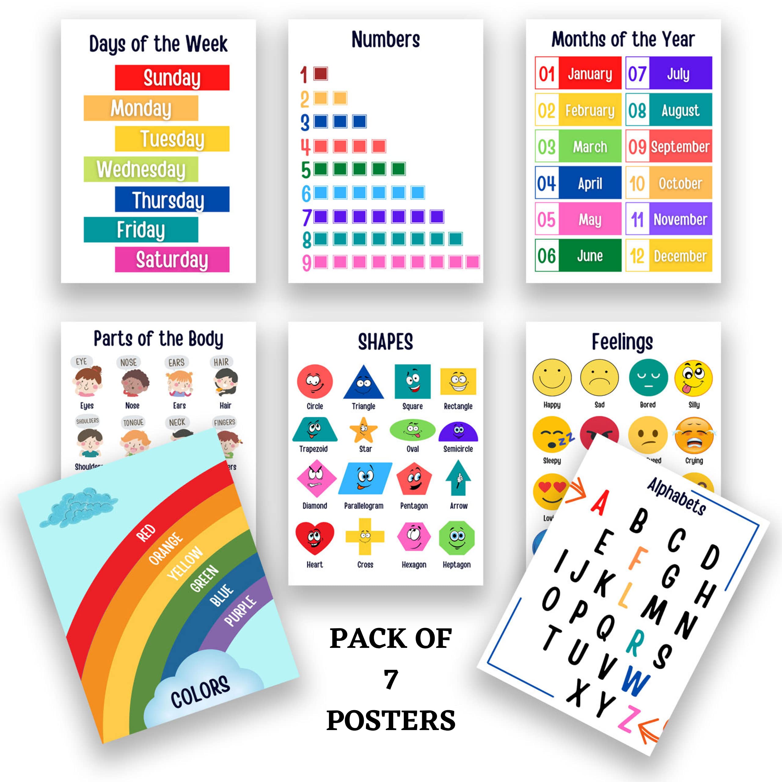 Buy The Ultimate Educational Set - Days of the week,Numbers,Months of ...