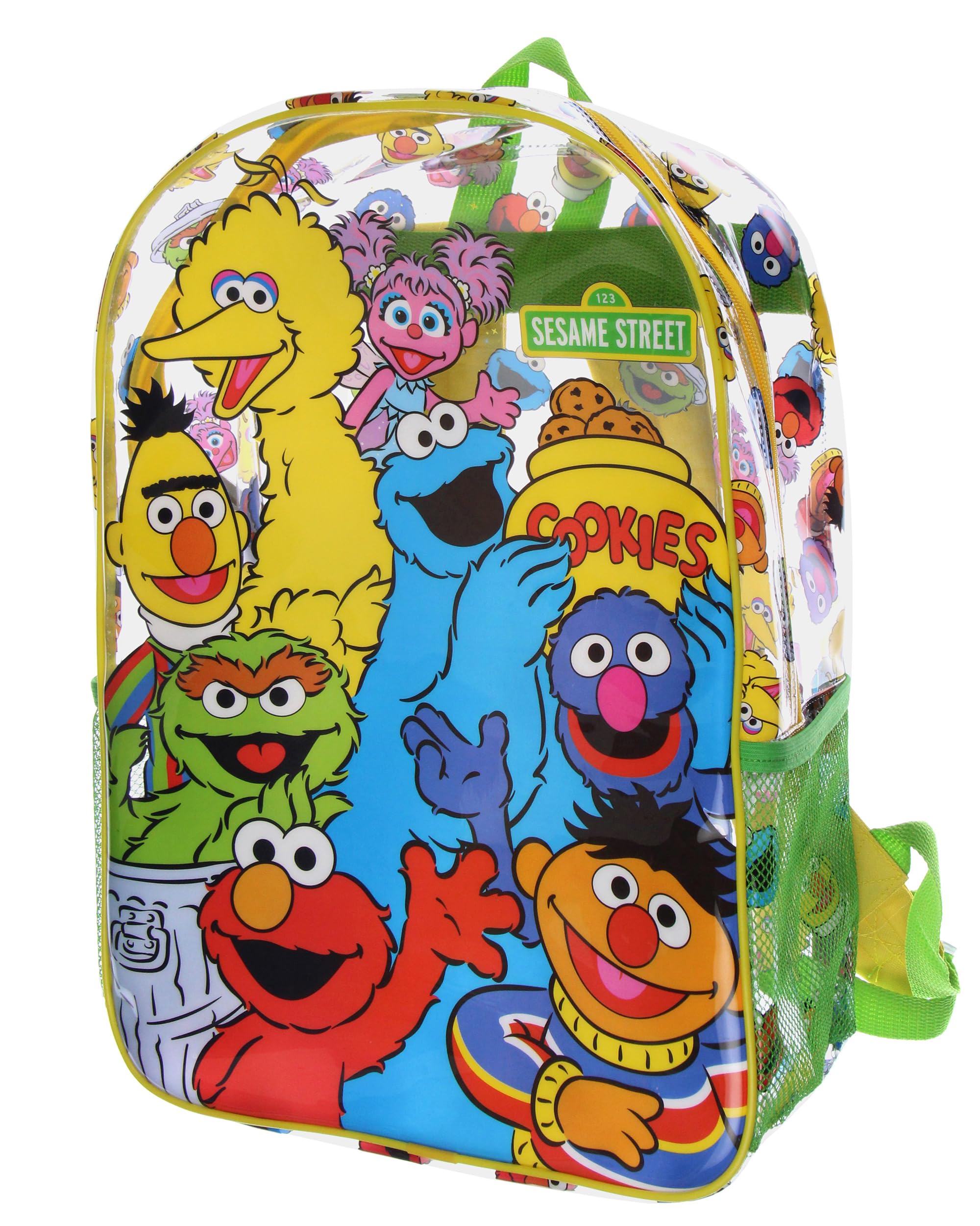 Snapklik.com : Sesame Street Elmo Big Bird Cookie Monster Clear Travel ...