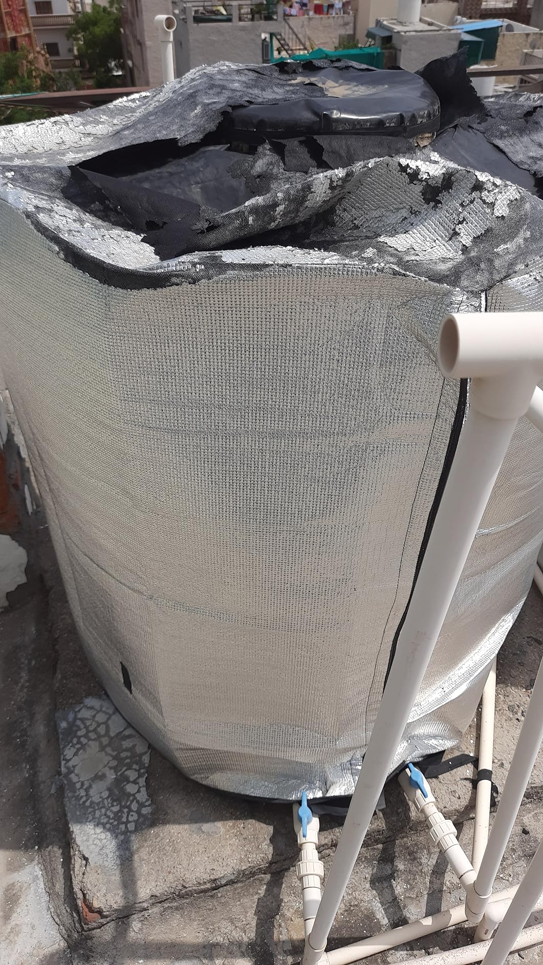 Generic Water Tank Insulation Cover 1000 Ltr - Polyester : Amazon.in ...