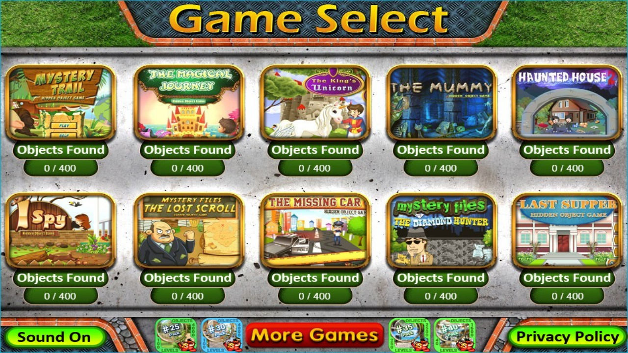 Pack 50 - 10 in 1 Hidden Object Games by PlayHOG - App on Amazon Appstore