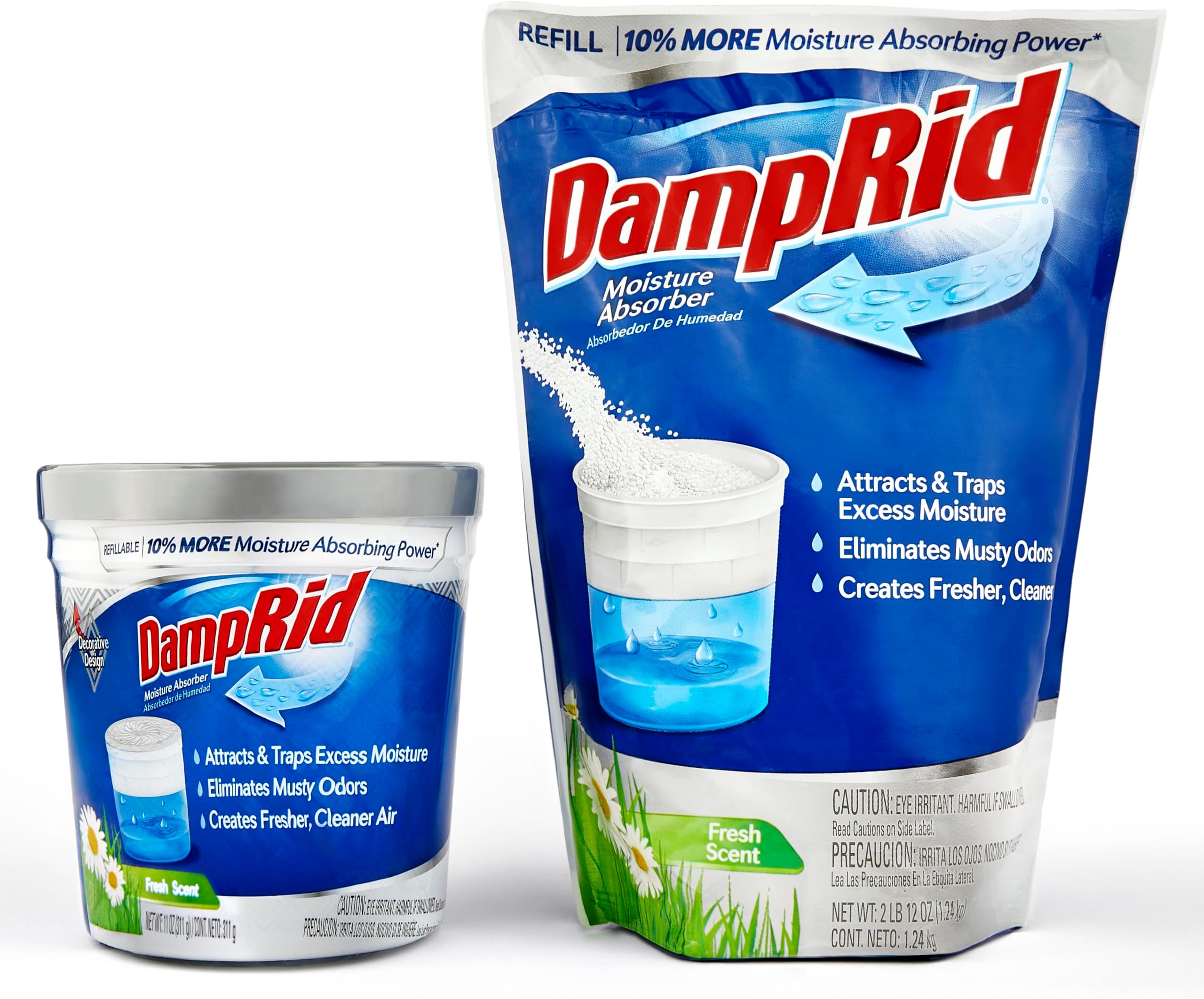 Amazon.com: Damp Rid Refillable Moisture Absorber, Fresh Scent 11 oz ...
