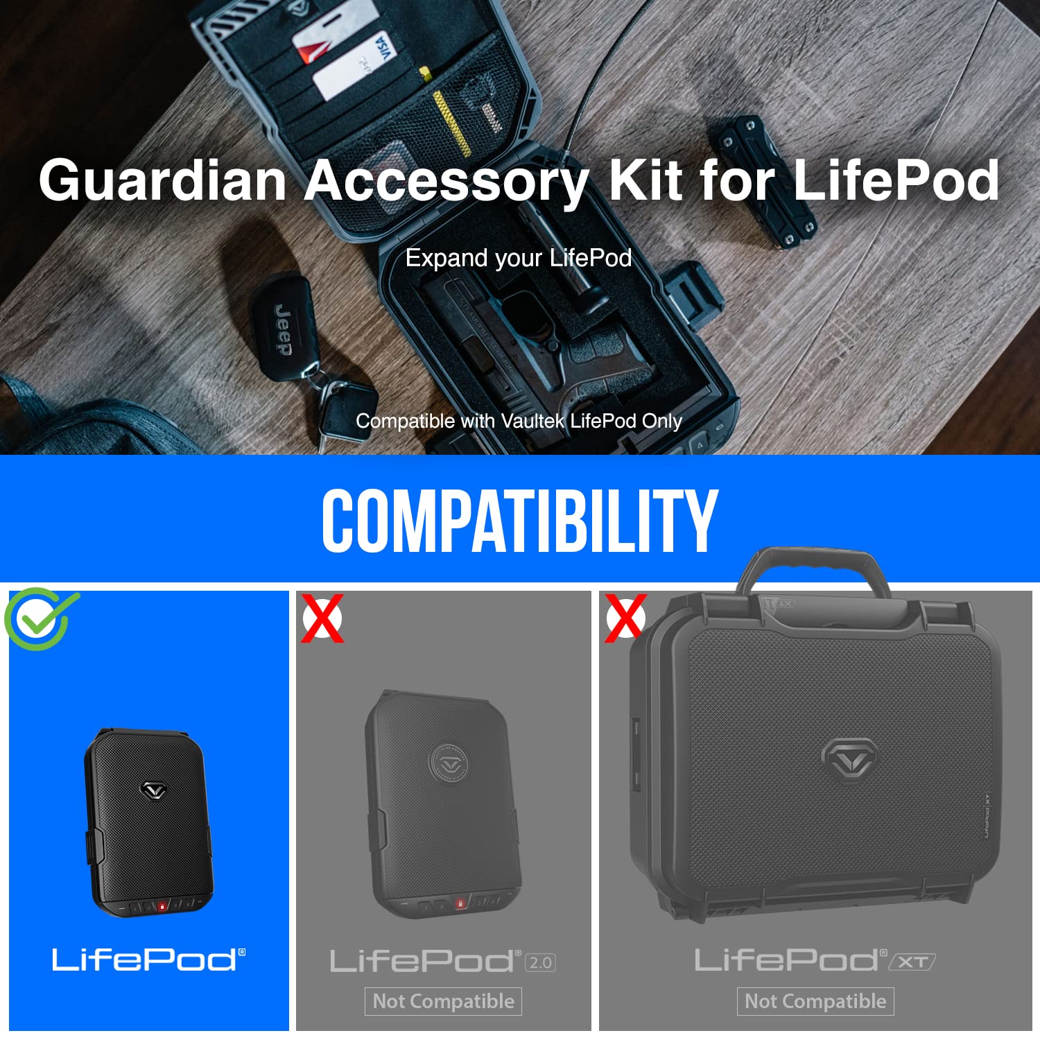 Snapklik.com : LifePod Secure Waterproof Travel Case Rugged Electronic ...