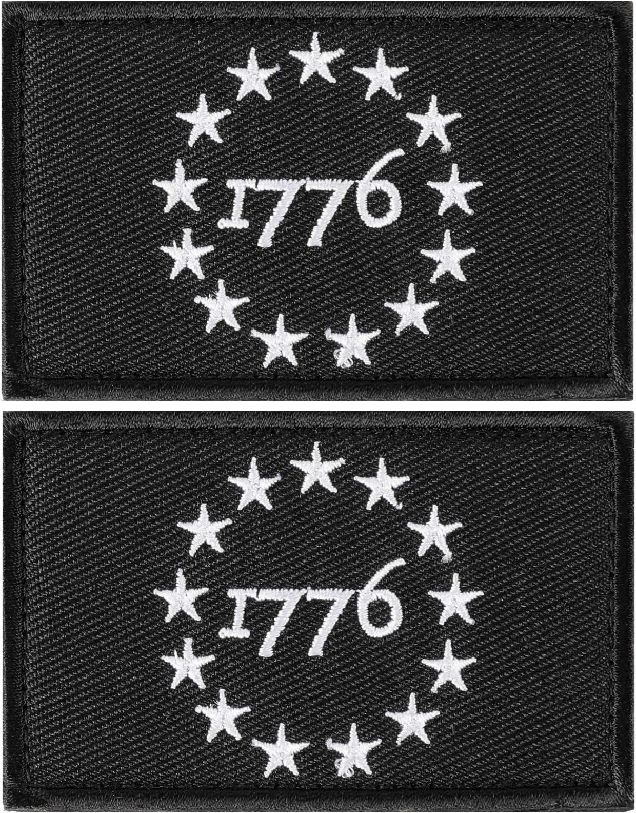 Amazon.com: Tactical USA 1776 Patriot Milltary Embroidered Applique ...