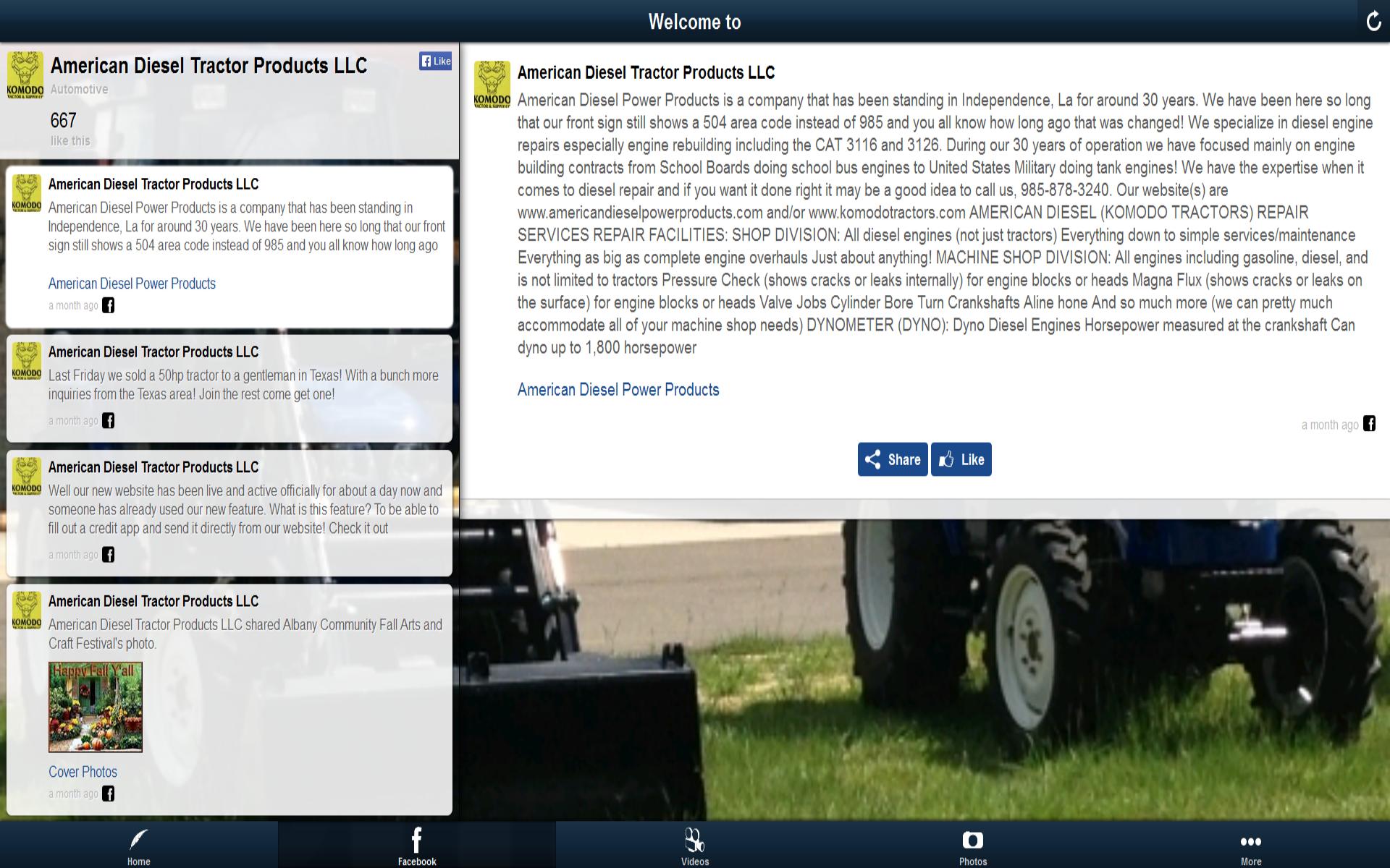 Komodo Tractors - App on Amazon Appstore