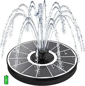 SZMP Solar Springbrunnen 2025 Neu 3.5W Solar Teichpumpe - Arbeiten an ...