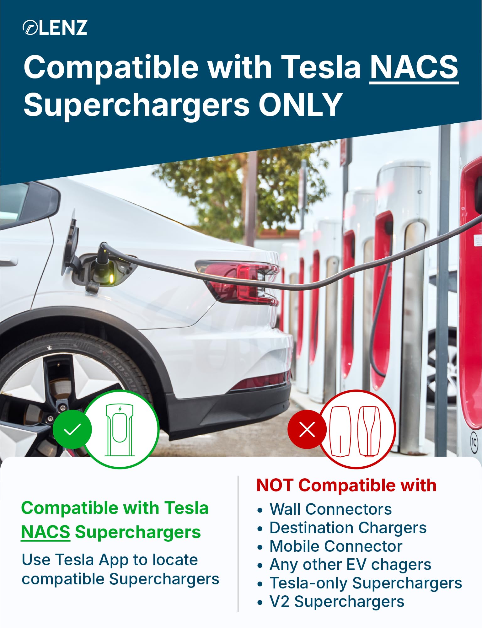 LENZ NACS to CCS EV Adapt...B0F4Q3DH1F | Encarguelo.com.ec
