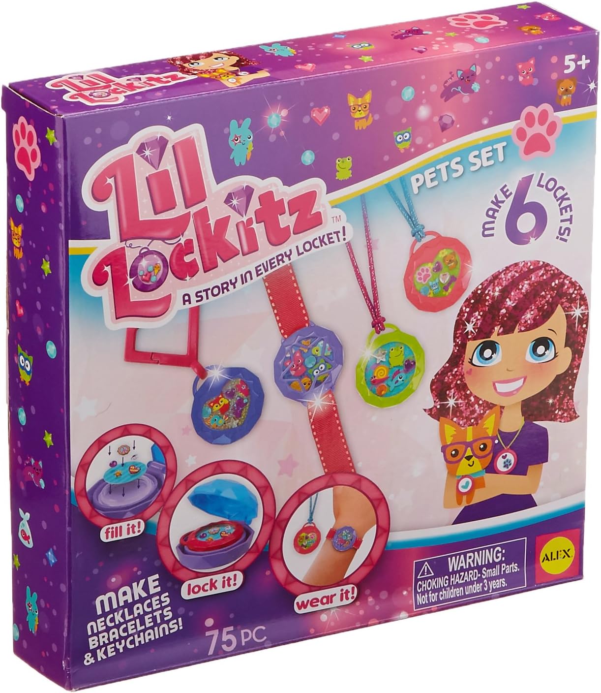 Amazon.com: Lil Lockitz Pets Set : Toys & Games
