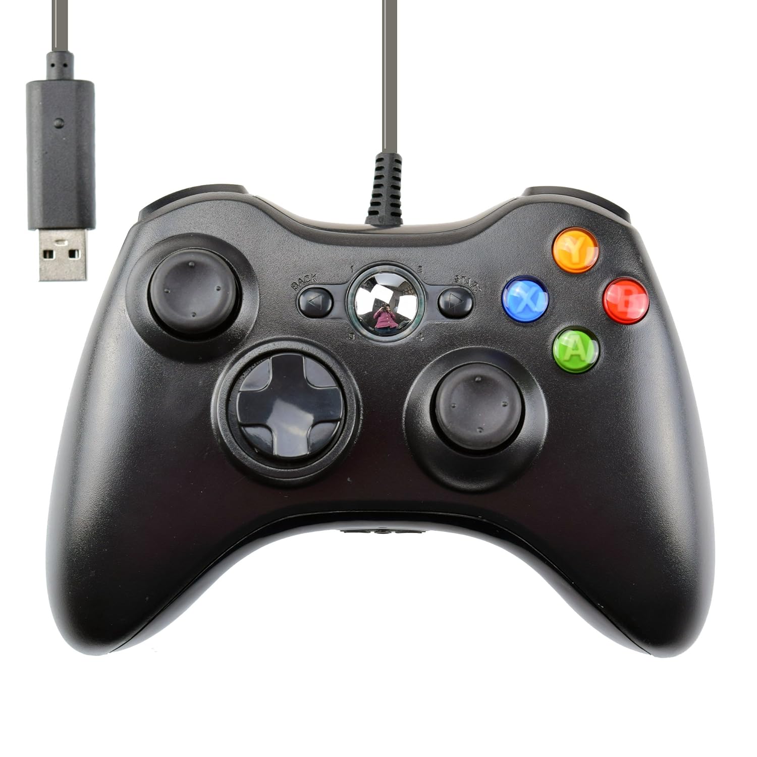 Amazon.com: Mcbazel Wired Controller USB Gamepad Joystick Compatible ...