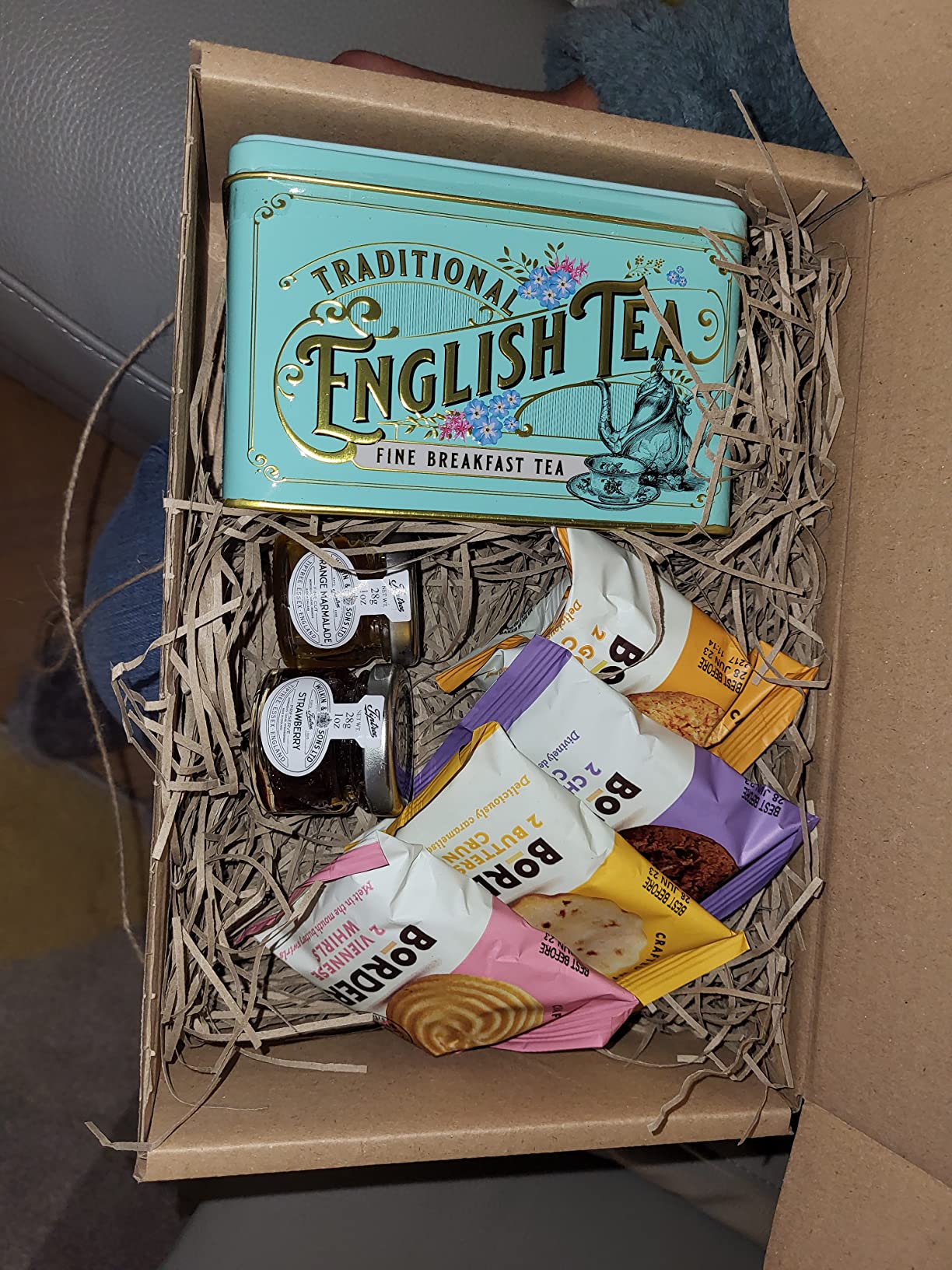 Tea Gift Set Hamper Biscuits and Tea Hamper Afternoon Including New ...