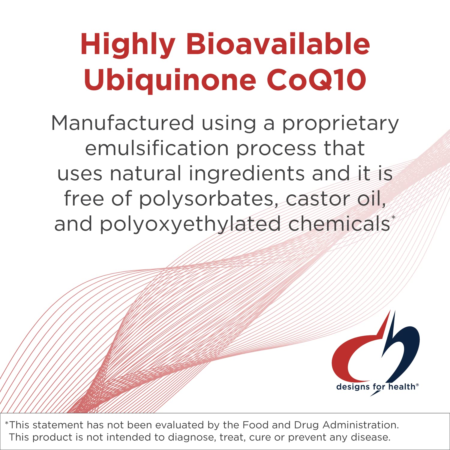 Designs for Health Q-Evail 100 - 100mg CoQ10 Highly Bioavailable ...