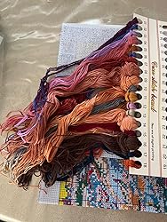 SYMON Cross Stitch Kits for Adults,Highland Cow,11CT Counted Printed ...