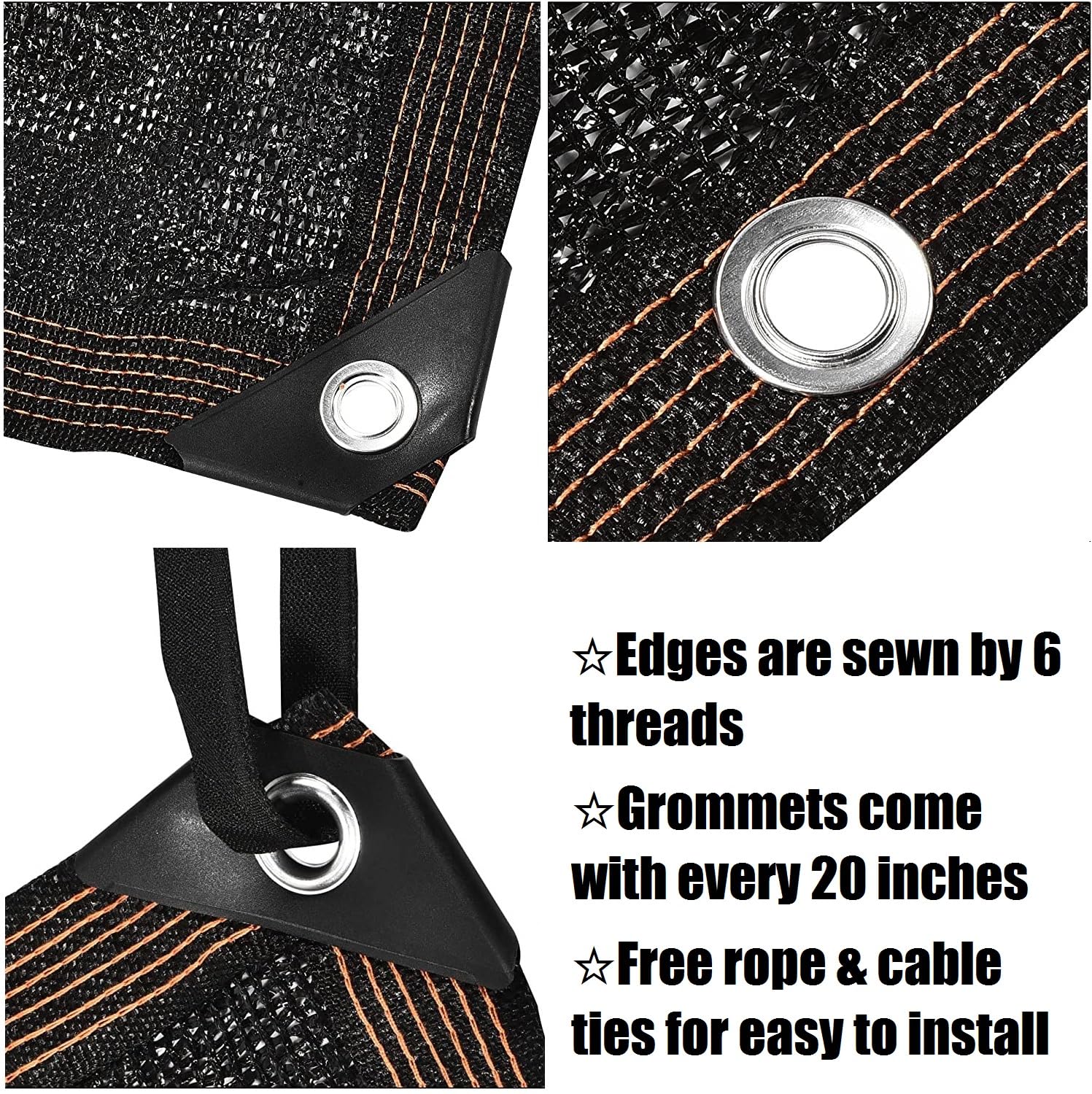 Snapklik.com : Abrotain Fence Privacy Screen Balcony Deck Fencing Cover ...