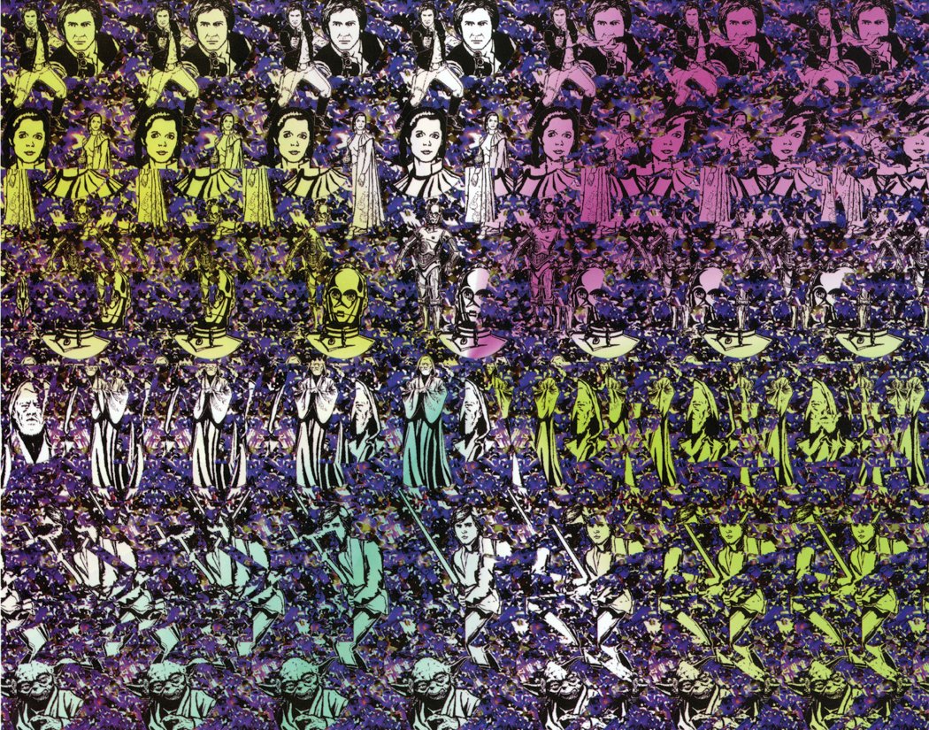Buy (11x14) Star Wars Movie Characters Magic Eye 3D Optical Illusion ...