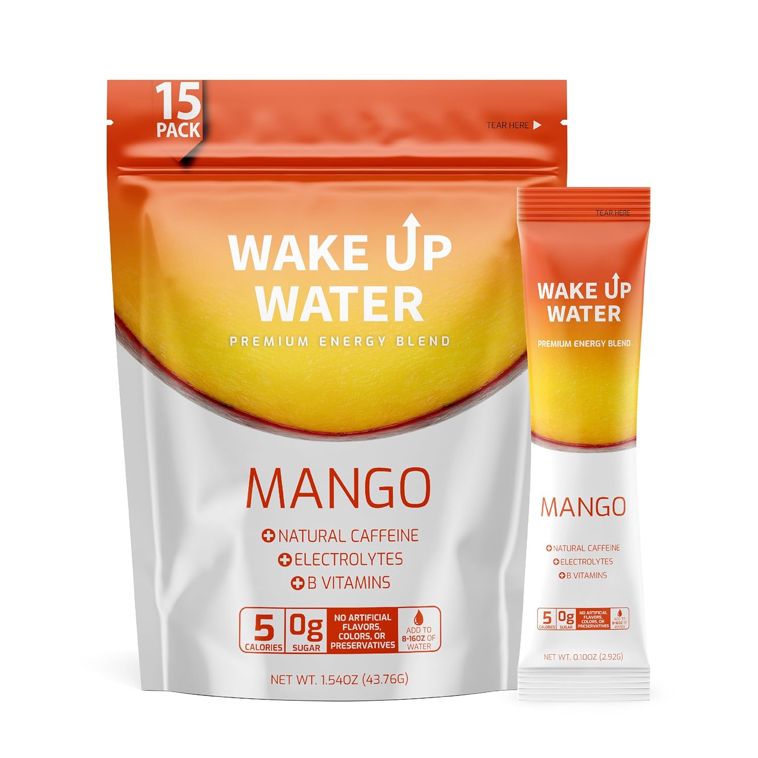 Amazon.com : Wake Up Water Energy + Hydration Mix – Energy + Hydration ...