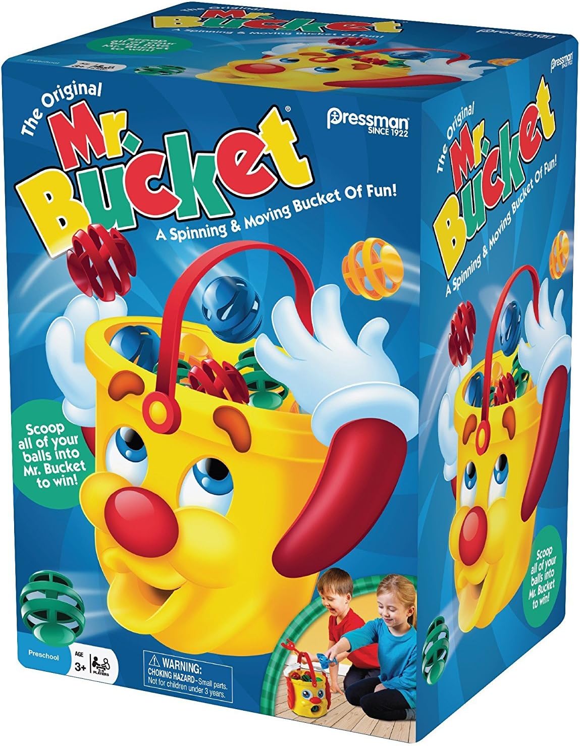 Amazon.com: Mr. Bucket Game - The Spinning & Moving Bucket of Fun! by ...