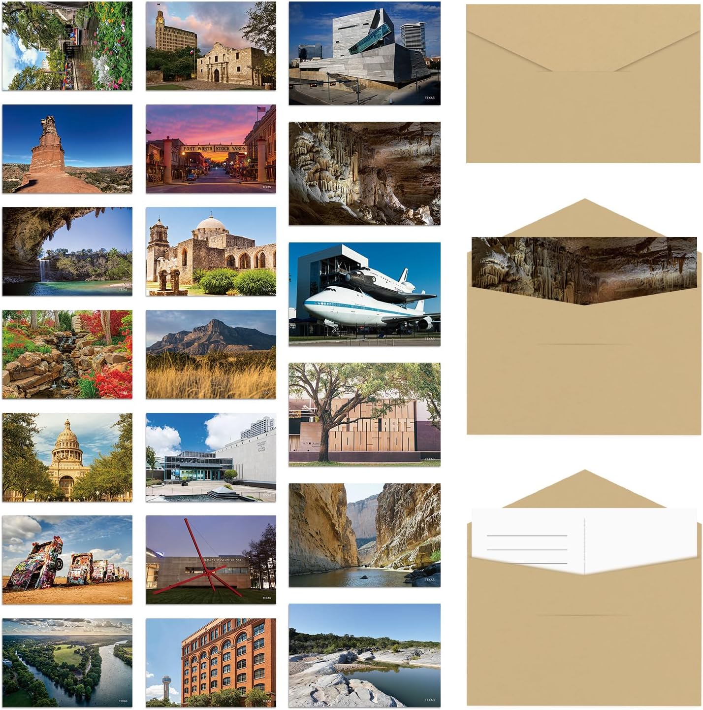 Amazon.com : Dear Mapper Vintage United States Texas Landscape ...