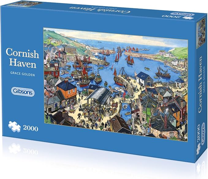 Gibsons Cornish Haven Jigsaw Puzzle (2000 pieces) : Amazon.co.uk: Toys ...